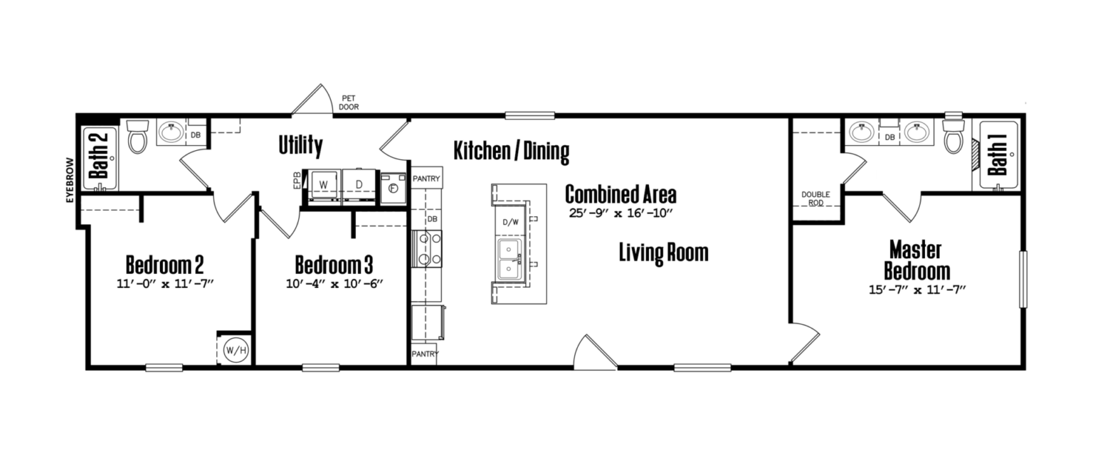 Ultra-Wide 18×68-32A - Legacy Housing Corporation