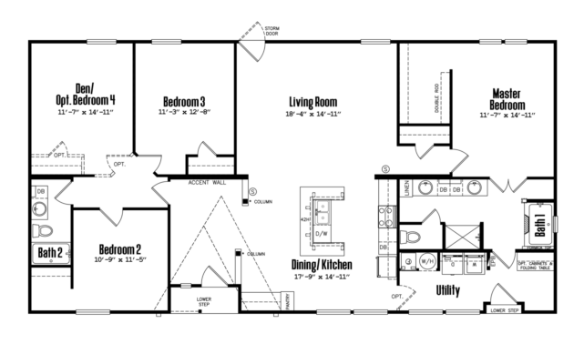 Doublewide H-32×64-32C - Legacy Housing Corporation