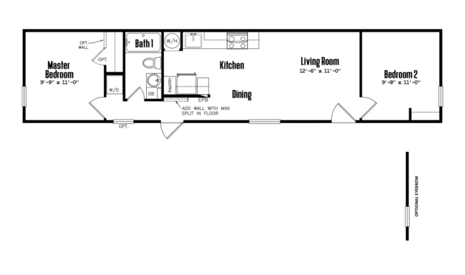 Singlewide S-12×56-21A - Legacy Housing Corporation